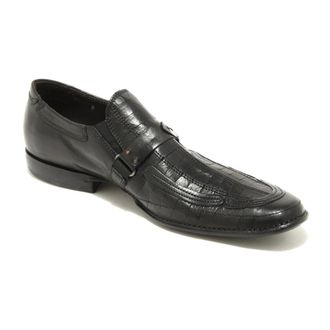 Barracuda Schwarze Lederschuhe f&uuml;r Herren- hergestellt in Italien - - Shoes - Herren - Schwarzk - 42 1/2 EU