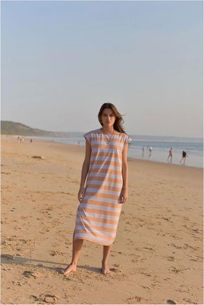 Marlot Paris Robe Constance Ray&eacute;e Coton Bio - Collection Femme Marlot Paris