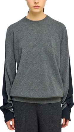 Semicouture Rundhals-Strickware - - Knitwear - Damen - Grau - S
