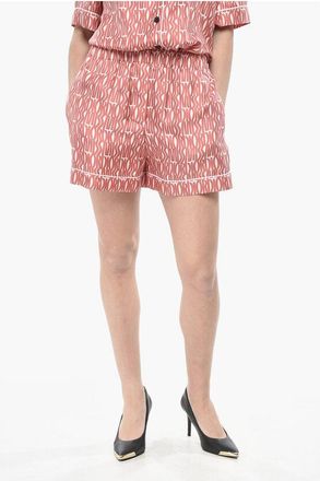 Dior MISS DIOR Monotone Monogram Silk Shorts size 44