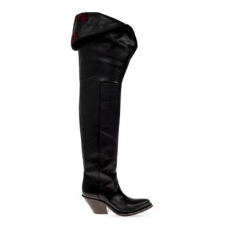 Chlo&eacute; Azelan Stiefel mit Absatz - - Shoes - Damen - Schwarzk - 37 EU
