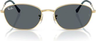 Ray-Ban unisex, Accessoires, Jaune, Taille: 58 MM Lunettes de soleil irr&eacute;guli&egrave;res en m&eacute;tal