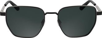 Calvin Klein Unisex Adult Sunglasses CK25100S - Matte Black with Solid Grey Lens