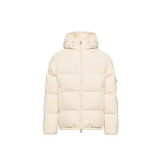 Moncler Moncler Himalaya Hooded Short Down Jacket, Men, White, Size: 0