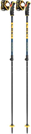 Leki Spitfire Vario 3D Skistöcke, Denimblue-aegeanblue-Mustard, 110-140cm