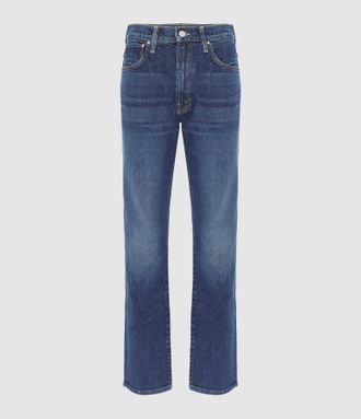 Mother Jean The Ditcher Zip Hover (Superior) Denim Cannon
