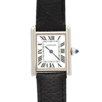 Cartier Pre-owned Tank Must Acier inoxydable Quartz - Femme - Pre-owned - Gris - Taille: ONE Size
