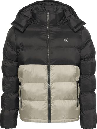 Calvin Klein CK JEANS Herren Ls Nylon Color Bock Puffer JKT Lv04rd527g Jacken, White (Tofu), XXL