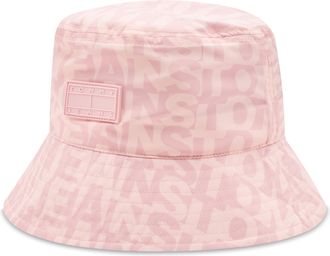 Tommy Jeans Hut Tommy Jeans Logomania AW0AW14599 Rosa