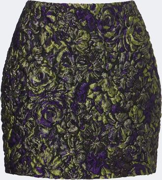 Balmain Minirock aus Cloqu&eacute;-Jacquard