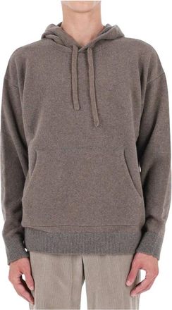 Roberto Collina SweaT-shirt &agrave; capuche - Homme - Sweatshirts et sweats &agrave; capuche - Brun - Taille: M