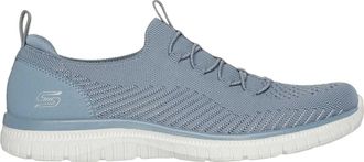 Skechers Virtue Sneaker f&uuml;r Damen, Jerseyware, Zum Anschl&uuml;pfen (Blau)