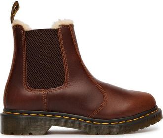 Dr. Martens Klassische Stiefeletten 2976 Leonore Faux Fur Lined DM23898243 Braun