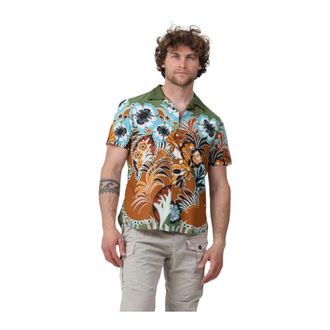 Tintoria Mattei Camicia Mezza Manica - - Shirts - Herren - Mehrfarbig - M