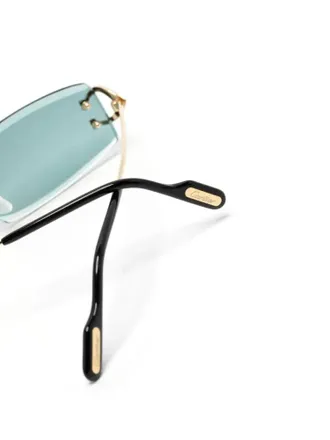 Cartier CT0465S Rimless Sunglasses - Gold