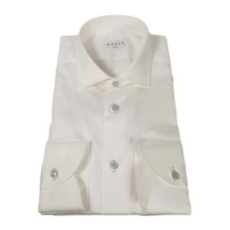 Xacus Slim Fit Wei&szlig;e Hemd Popeline Baumwolle - - Shirts - Herren - Wei&szlig; - 2XL