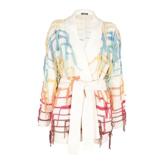 Canessa Femme, Pulls, Multicolore, Taille: 36 FR Cardigan Coloré Sweater