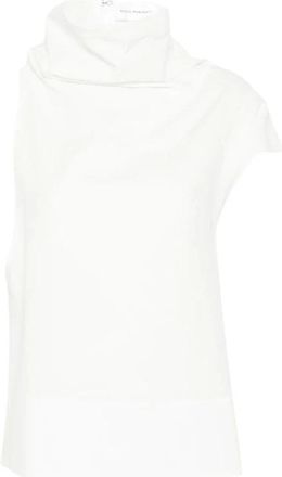 Niccol&ograve; Pasqualetti Niccol&ograve; Pasqualetti, Femme, Blouses et Chemises, Blanc, Taille: 38 FR Serra High-Neck Top