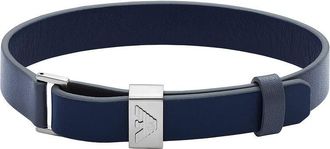 Emporio Armani Armband F&uuml;r M&auml;nner Essential, L&auml;nge: 275mm, Breite: 12mm Silbernes Edelstahlarmband, EGS2918040