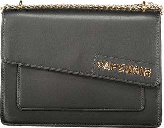 Caf&egrave;noir Femme, Sacs, Noir, Taille: ONE Size Chain Shoulder Bag