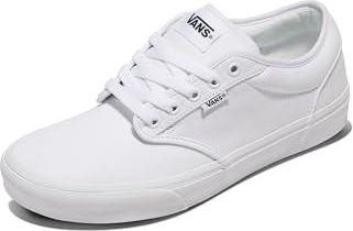 Vans Baskets Atwood pour Homme, Toile Blanc/Blanc, Pointure 39,5, Toile Blanche, 40 EU