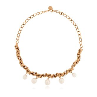 Marni Femme, Accessoires, Jaune, Taille: ONE Size Short Crystal Necklace