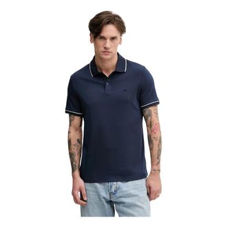Michael Kors Polohemd aus Baumwolle - - Tops - Herren - Blau - 2XL