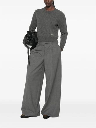 A.P.C. Crew Neck Knit Sweater - Gray