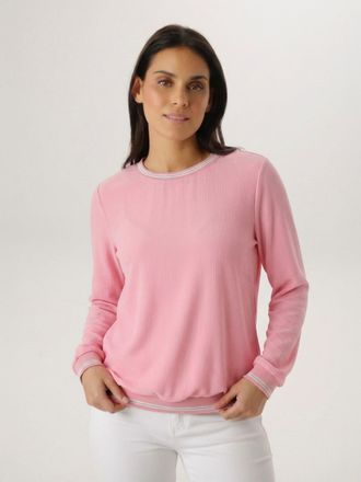Aniston Shirtbluse ANISTON SELECTED, Damen, Gr. 36, pink, Web, Obermaterial: 97% Polyester, 3% Elasthan, unifarben, unifarben mit Farbeins&auml;tzen, figurumspiele