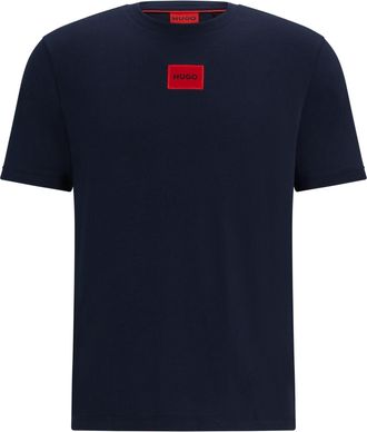 HUGO BOSS HUGO Herren Diragolino212 T-Shirt, Dunkelblau, XXL EU