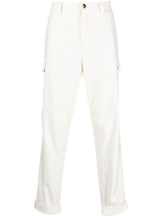 Brunello Cucinelli Cargohose mit Tapered-Bein - Weiß