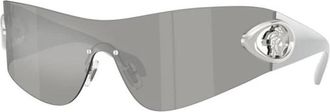 Versace Homme, Accessoires, Gris, Taille: 42 MM Ve2280 Lunettes de soleil