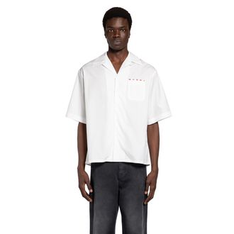 Marni Peeping Logo Bowling Shirt