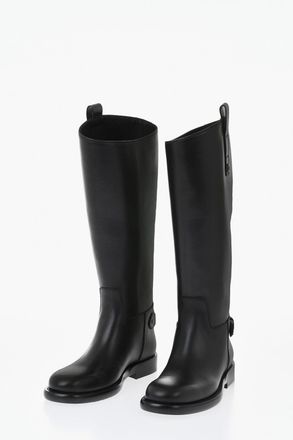 Burberry Lederstiefel CAVALIER A Einfarbig Burberry