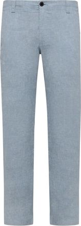 HUGO BOSS Hose aus einem Leinenmischgewebe mit Dehnbund, Regular Fit in