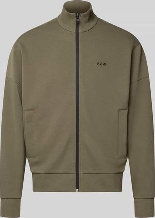 HUGO BOSS Regular Fit Sweatjacke aus Baumwoll-Mix Modell SW_Union Skaz