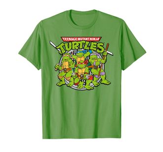 Teenage Mutant Ninja Turtles TMNT Turtle Power-Logo, Teenage Mutant Ninja, 80er-Jahre-Modenschau, Retro-Design T-Shirt