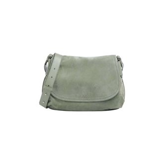Coccinelle Sac &agrave; main en daim Rebekka - Femme - Sacs - Vert - Taille: ONE Size