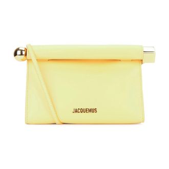 Jacquemus Le Sac Rond Carr&eacute; - - Bags - Damen - Gelb - ONE SIZE