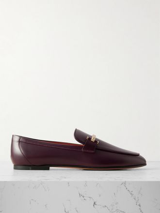 Tod's Loafers Aus Leder Mit Verzierung - Burgunder