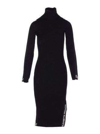 Elisabetta Franchi Robe Au Genou - Noir