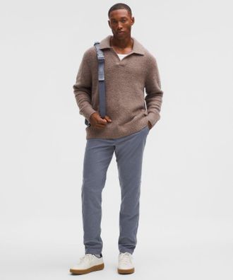 lululemon ABC Chinohose im Slim Fit Cord f&uuml;r M&auml;nner - 81 cm - Gr&ouml;&szlig;e 28 in Solar Grey