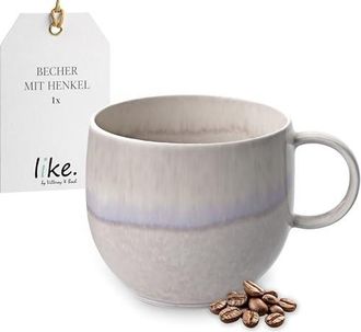 like. by Villeroy & Boch Perlemor Sand Becher mit Henkel 12,5x9,5x8,5cm