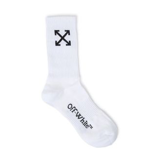 Off-white Homme, Sous-vêtements, Blanc, Taille: L Arrow Mid Socks