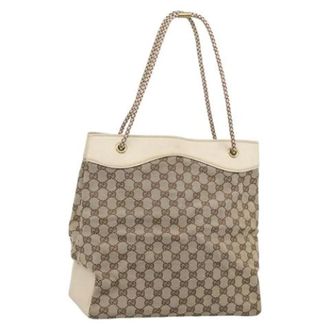 Gucci Pre-owned Vintage GG Canvas Tote Bag - - Pre-owned - Damen - Beige - ONE SIZE