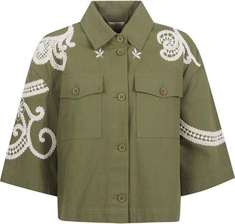 Max Mara Femme, Blouses et Chemises, Vert, Taille: 36 FR Como Shirt