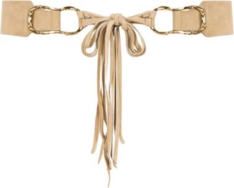 Twinset unisex, Accessoires, Beige, Taille: S Hammered Leather Belt