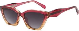 Generic Lunettes De Soleil R&eacute;tro &Agrave; Monture Carr&eacute;e For Hommes Et Femmes, Sports De Plein Air Quotidiens, Shopping Photo(Red)