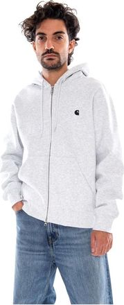 Carhartt Work in Progress Veste Mack &agrave; capuche - Homme - Sweatshirts et sweats &agrave; capuche - Gris - Taille: S