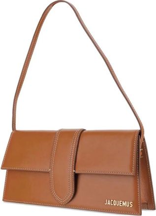 Jacquemus Hobo Bags - Structured Silk And Nylon Shoulder Bag - Gr. unisize - in Braun - f&uuml;r Damen